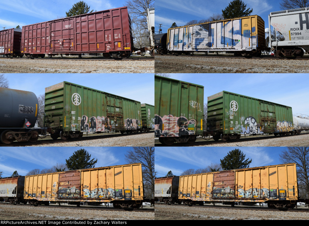 IC RBOX IBT CNW Boxcars